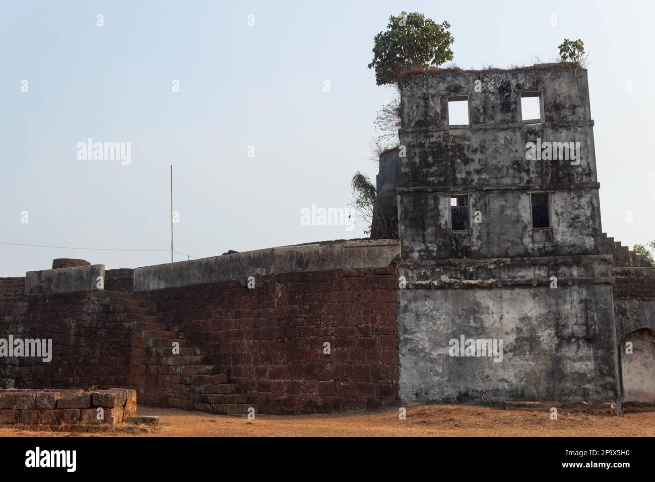 Ruins of of Jaigad Fort. Built by Bijapur Kings in the 16th century ...