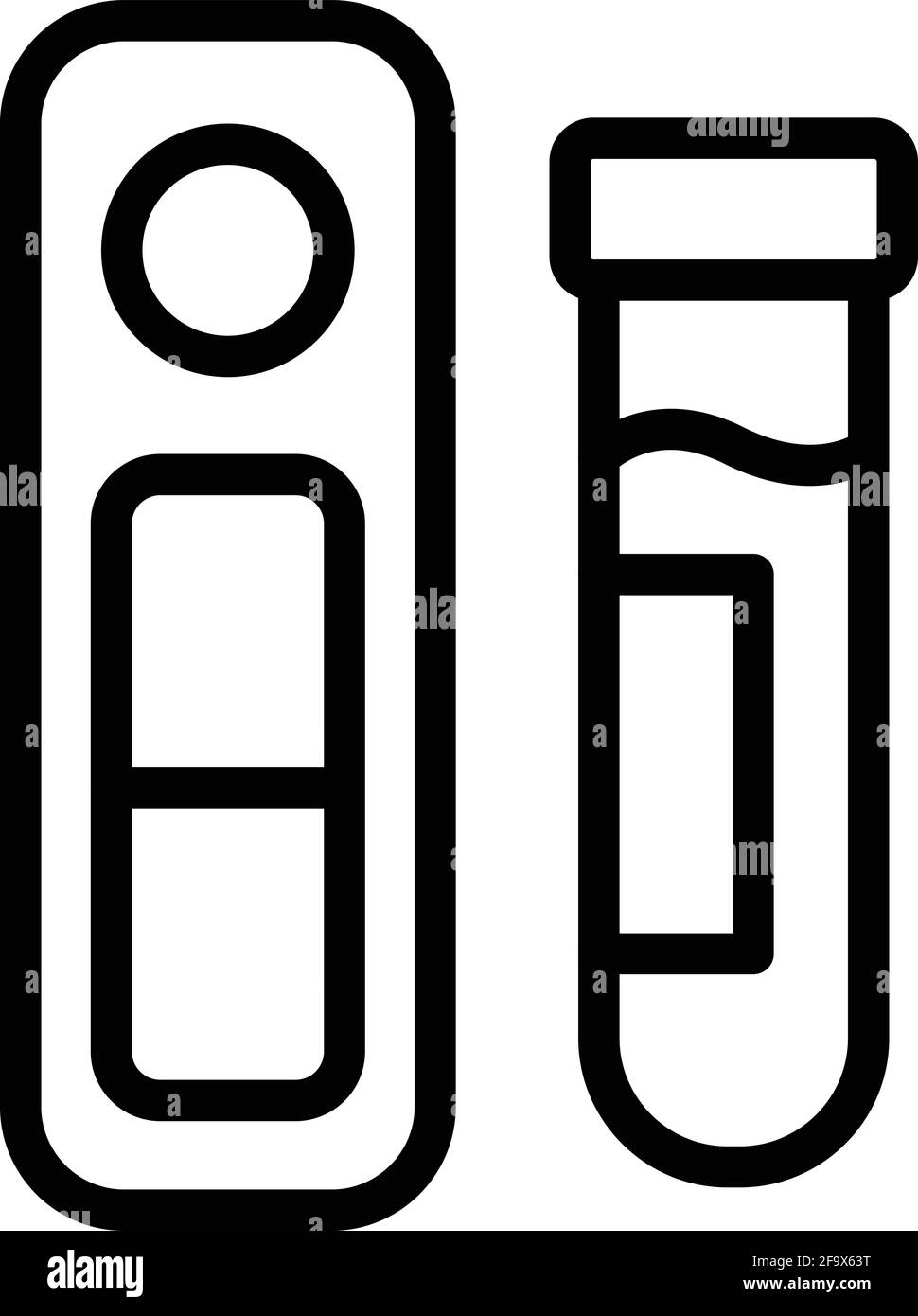 Laboratory test icon. Outline Laboratory test vector icon for web ...