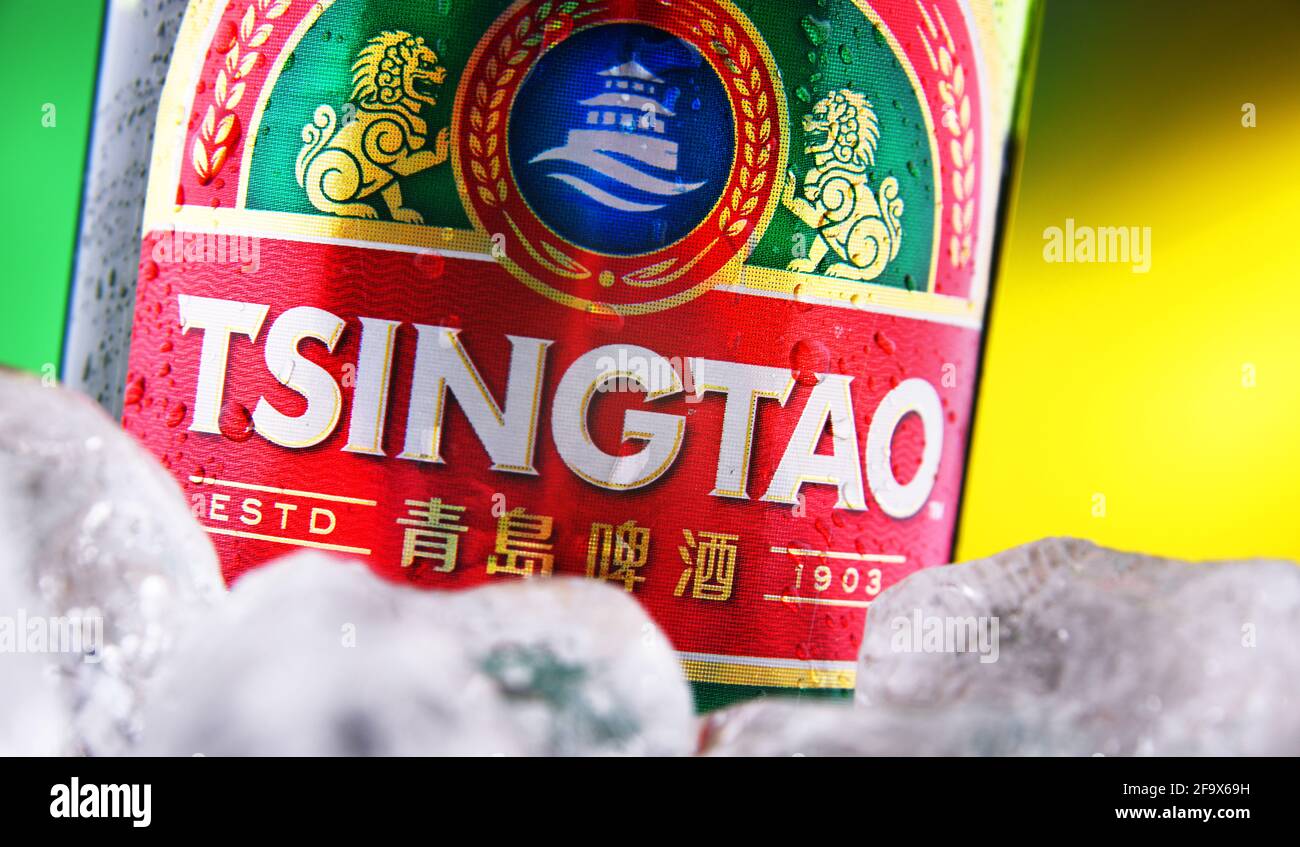 Tsingtao beer hi-res stock photography and images - Alamy