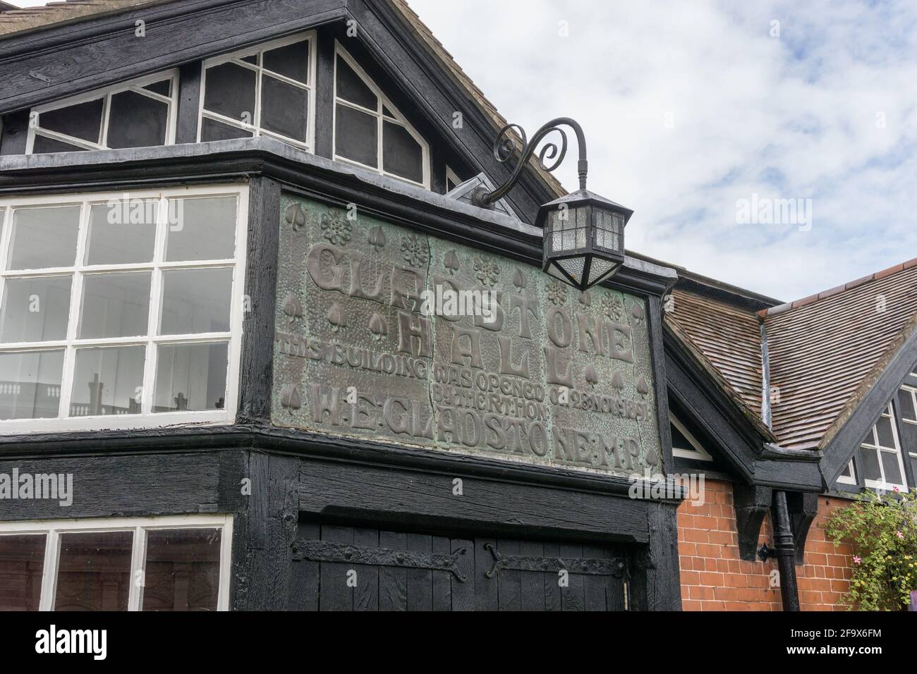 The Gladstone Theatre, Port Sunlight, Wirral, UK; half timbered ...