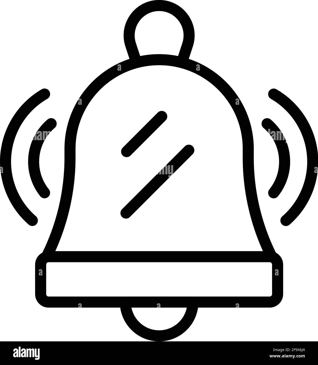 Network notification icon. Outline Network notification vector icon for ...