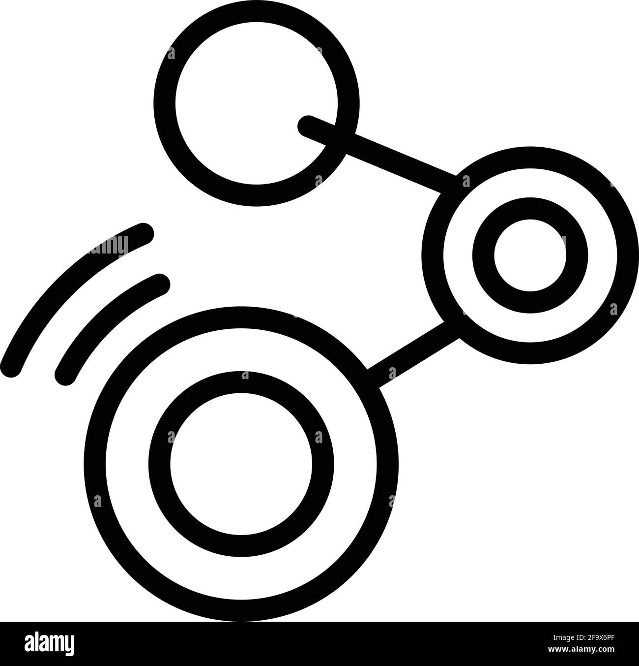 Message network icon. Outline Message network vector icon for web ...