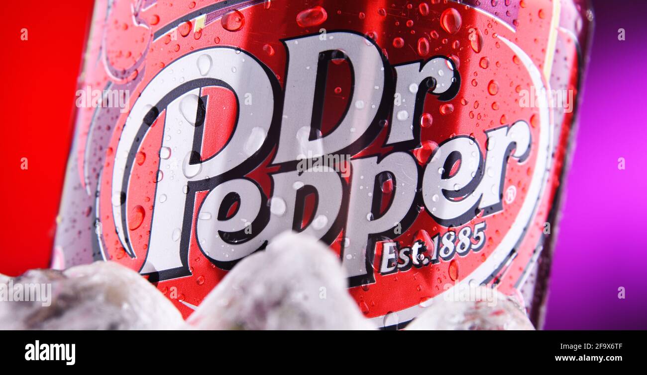 Can of soft drink dr pepper fizzy drink hi-res stock photography and ...