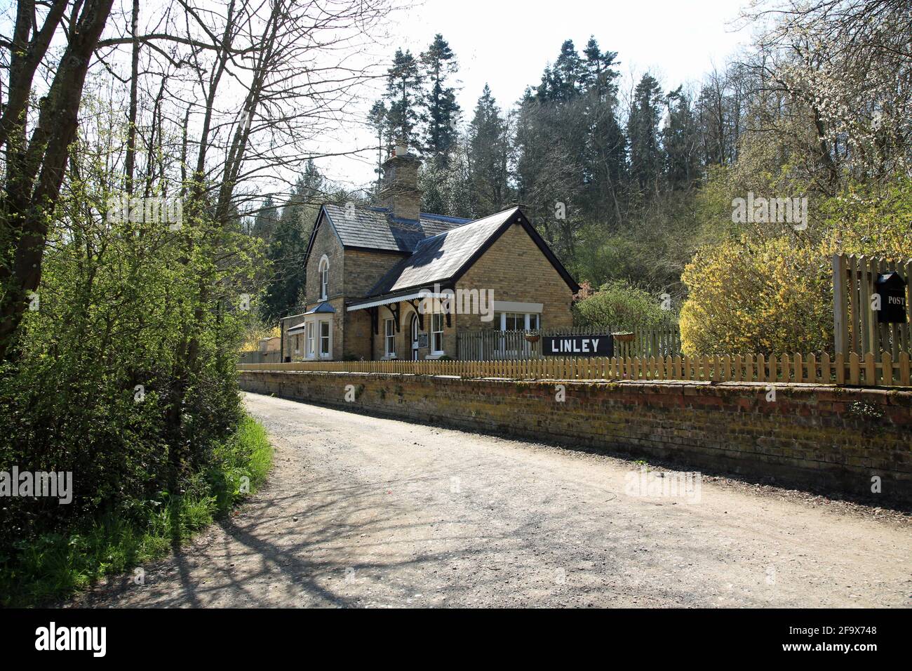 Linley station house, a former station on the disused Bridgnorth to ...