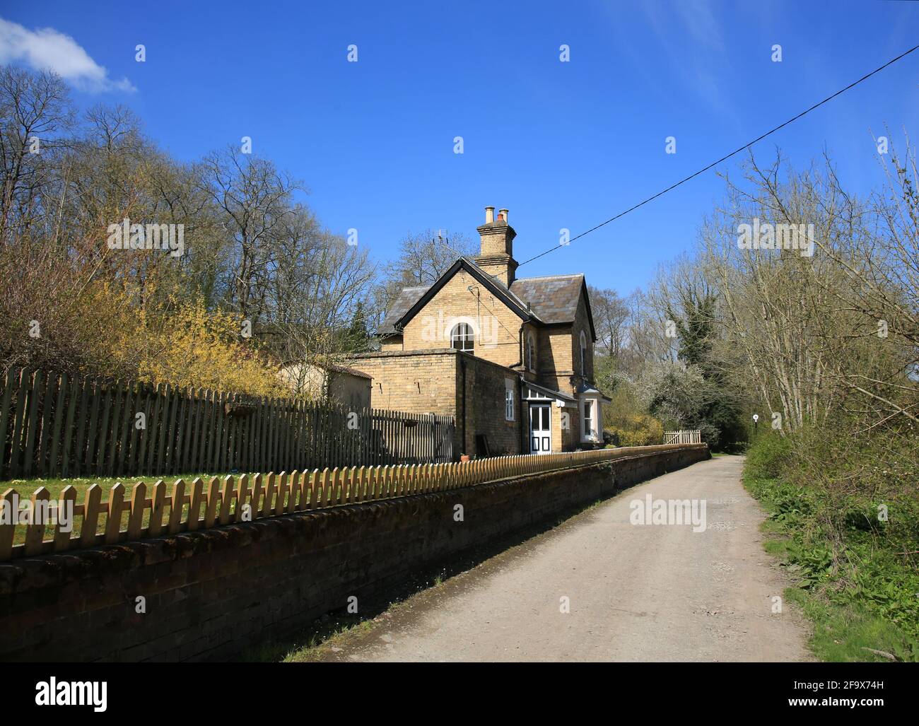 Linley station house, a former station on the disused Bridgnorth to ...