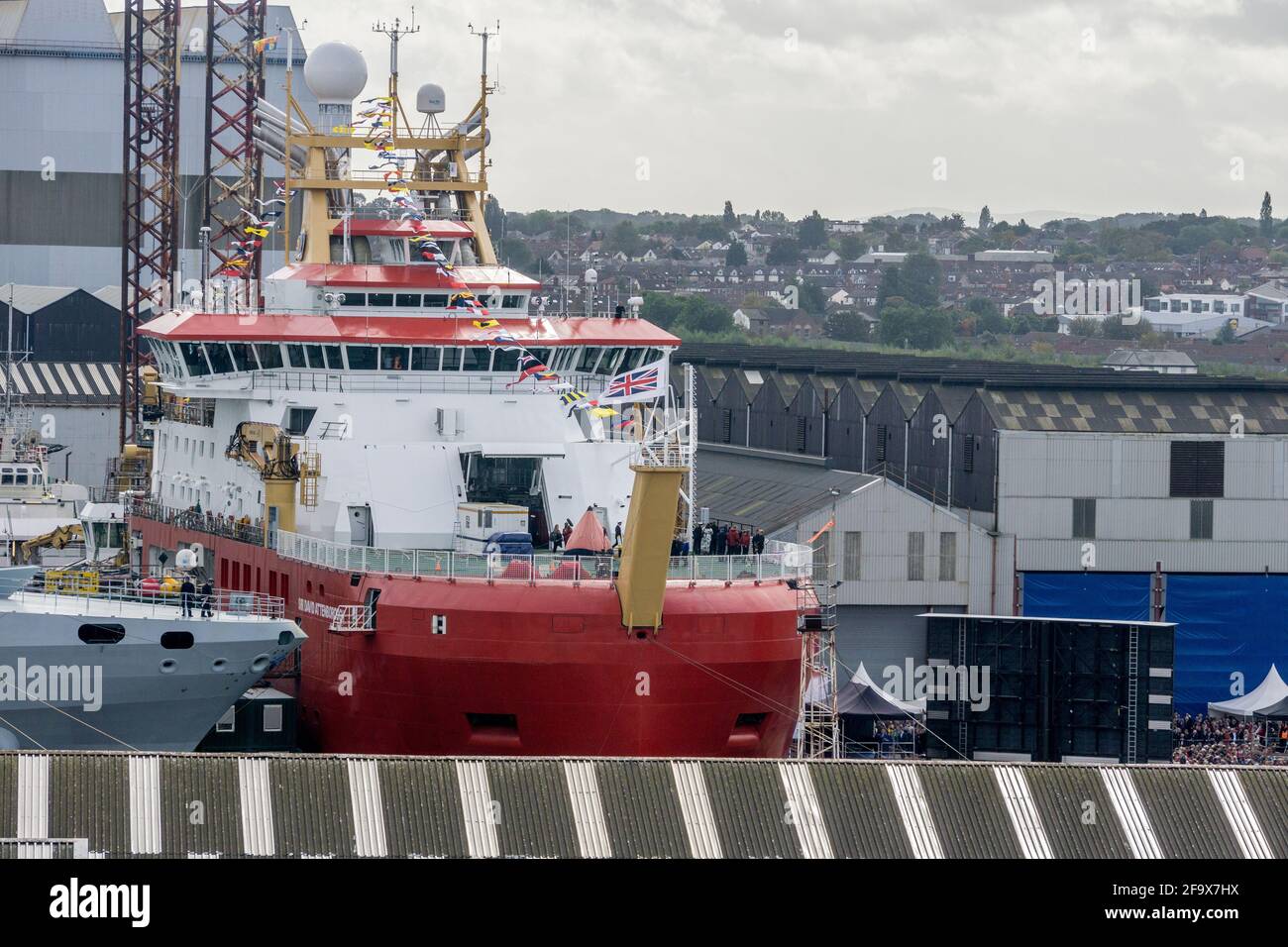 The official naming of the polar research ship Sir David Attenborough ...