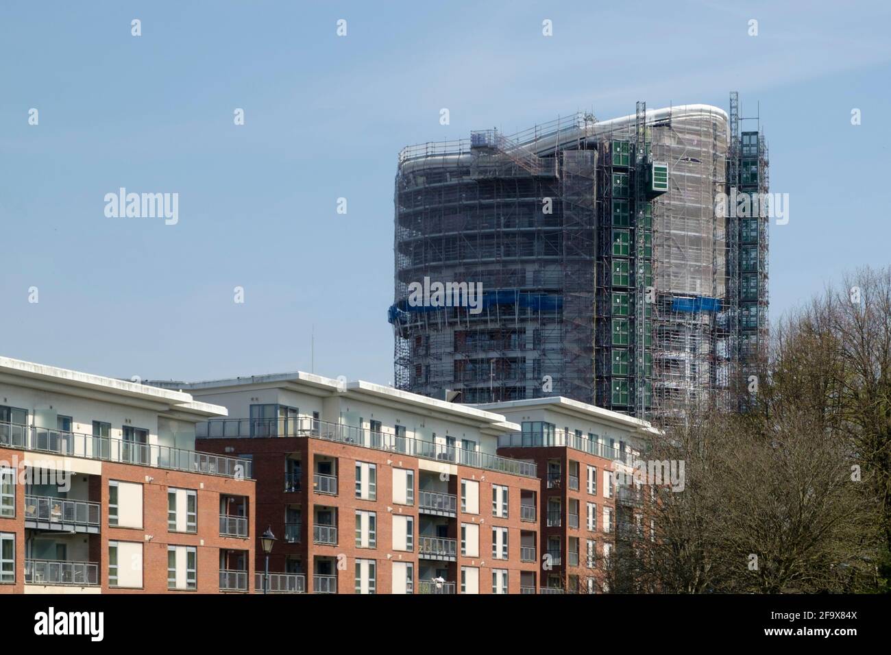 Eclipse Tower is above the Harvey Nichols store in Bristol. Grenfell ...