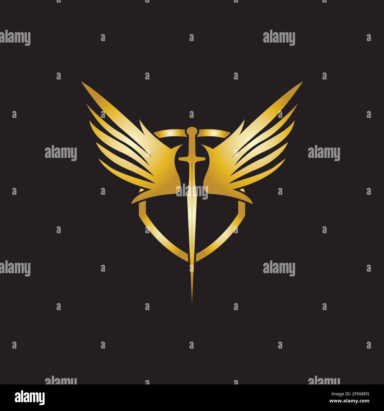 Gold name badge Stock Vector Images - Alamy