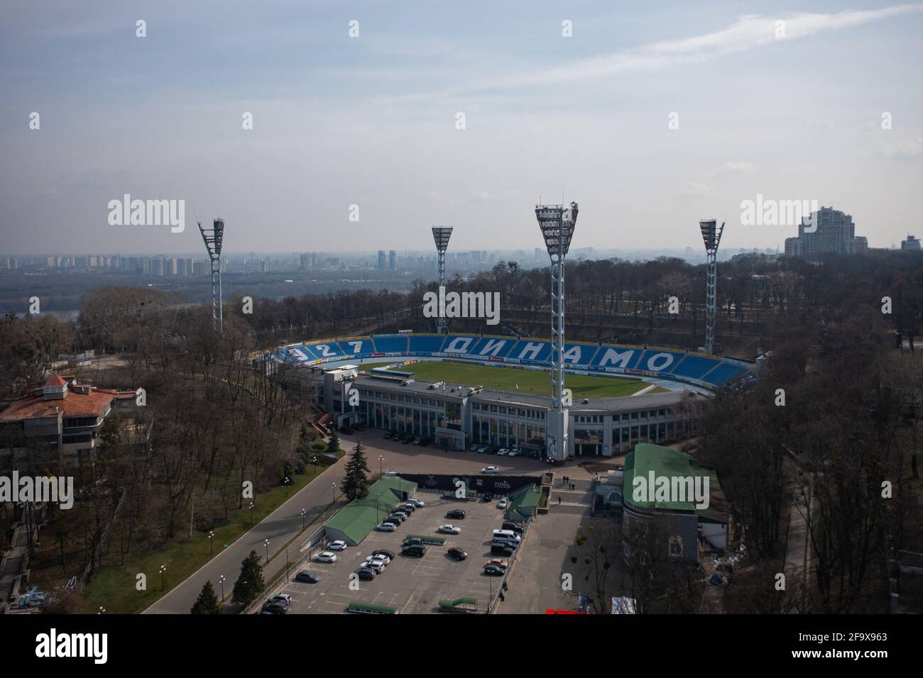 Kyiv, Ukraine - April 1, 2021: Valeriy Lobanovskyi Dynamo Stadium Stock ...