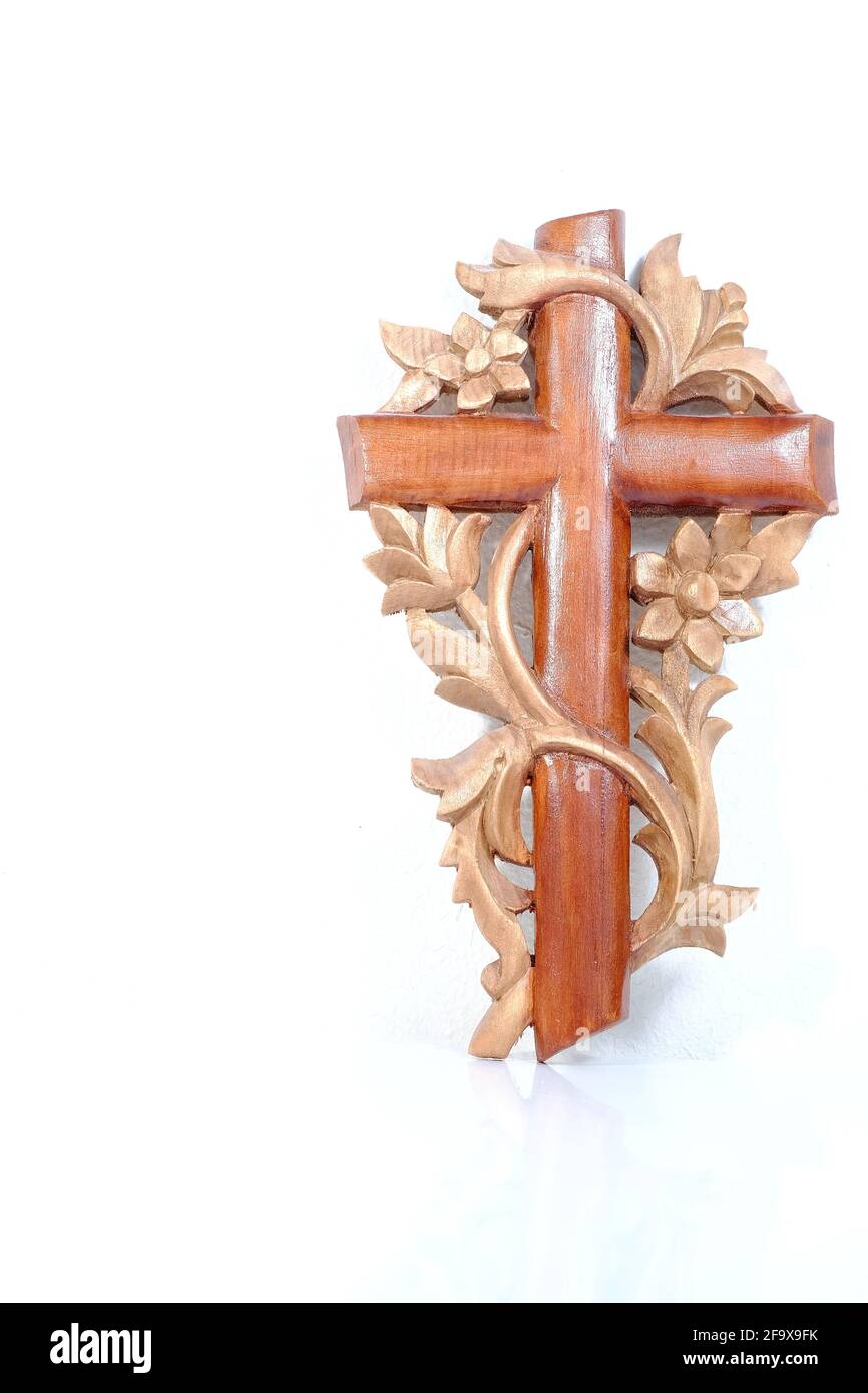 Lord jesus on cross Cut Out Stock Images & Pictures - Alamy