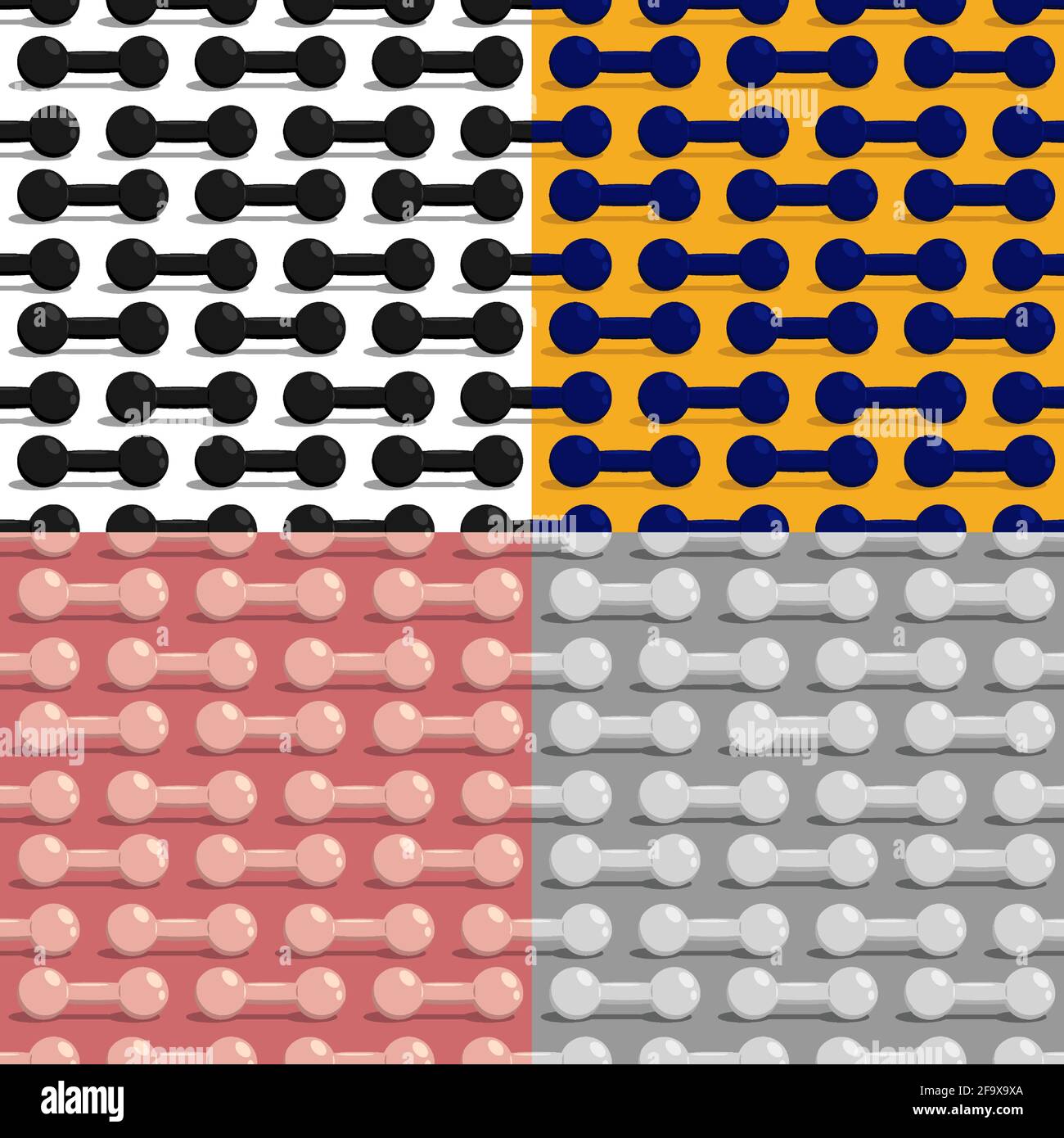 Dumbell set Stock Vector Images - Alamy