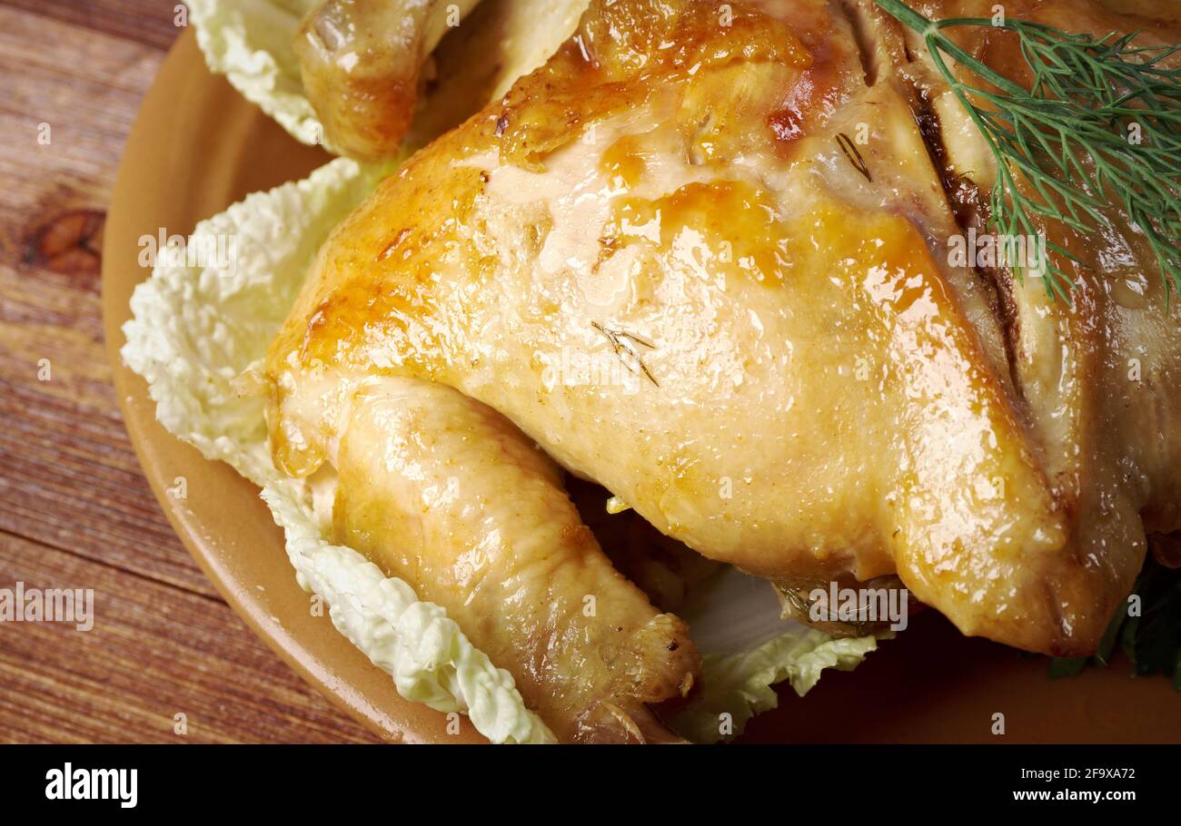 Dezhou braised chicken - famous Chinese dish from the city of Dezhou in ...