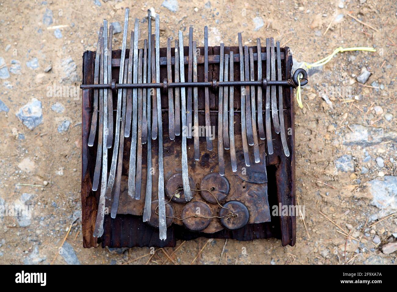 Mbira, traditional African musical instrument Stock Photo - Alamy
