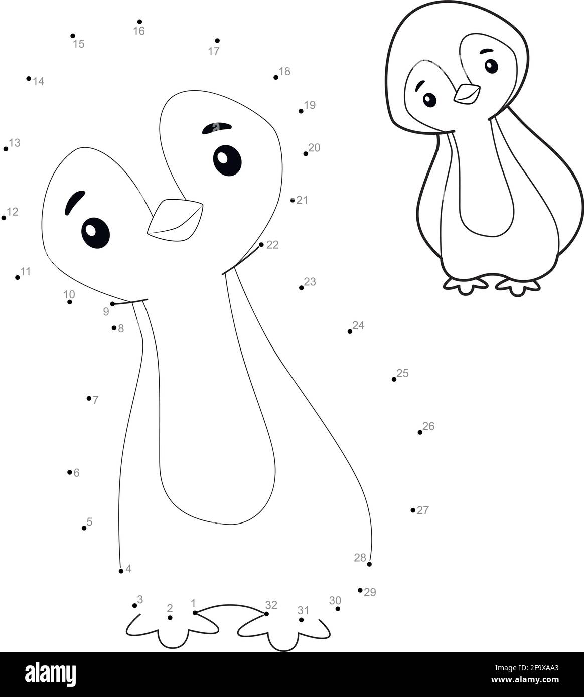 Penguin Dot To Dot