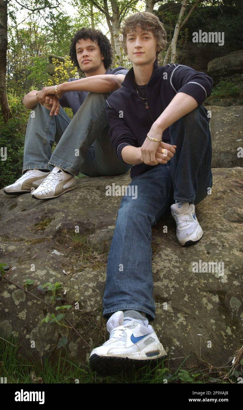 TOM AND HARRY JAMESON,23/4/03 PILSTON Stock Photo - Alamy