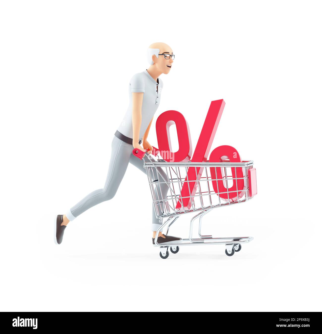 Man pushing shopping cart hi-res stock photography and images - Alamy