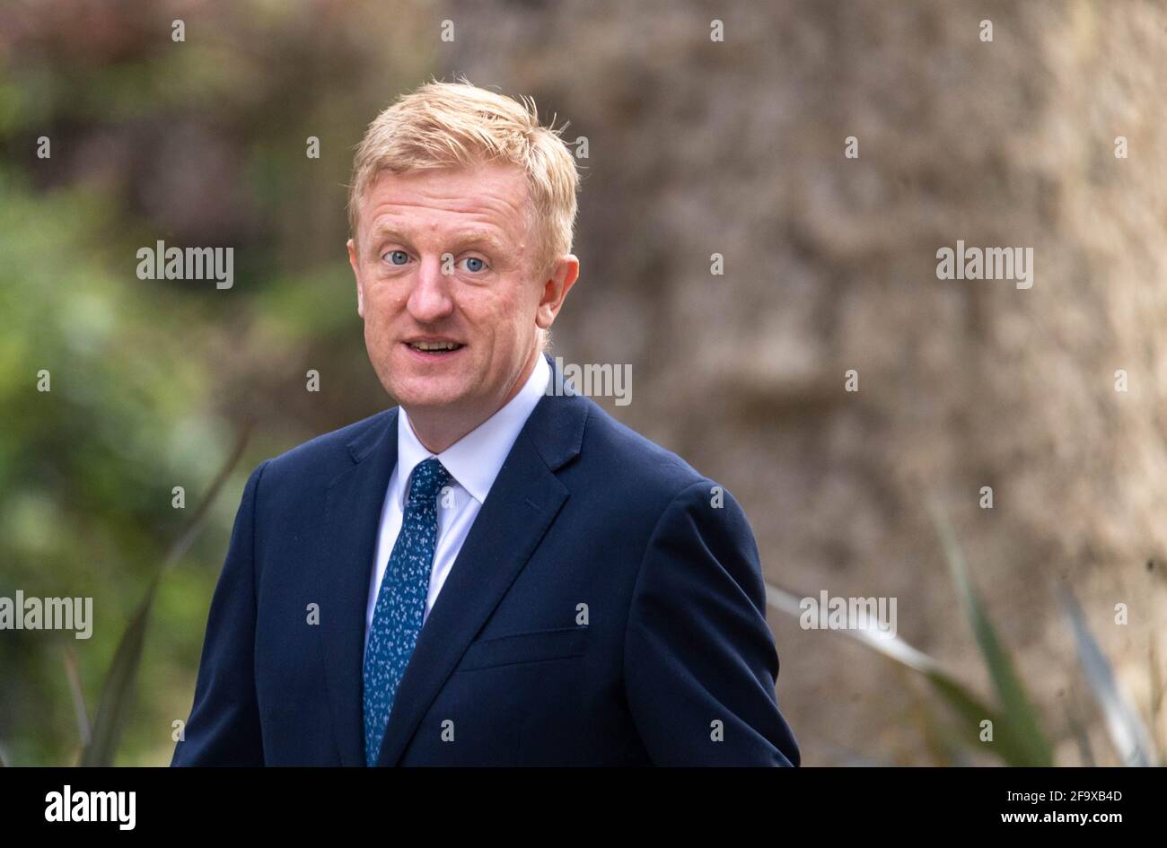 London, UK. 21st Apr, 2021. Oliver Dowden, Culture Secretary arrives in ...