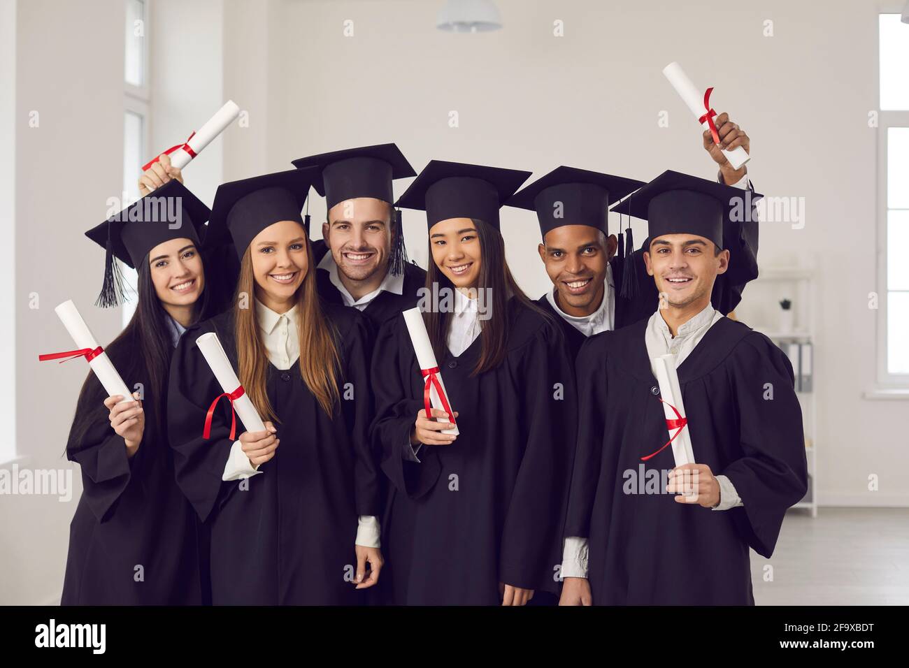 Graduation from university anc celebrating concept Stock Photo - Alamy