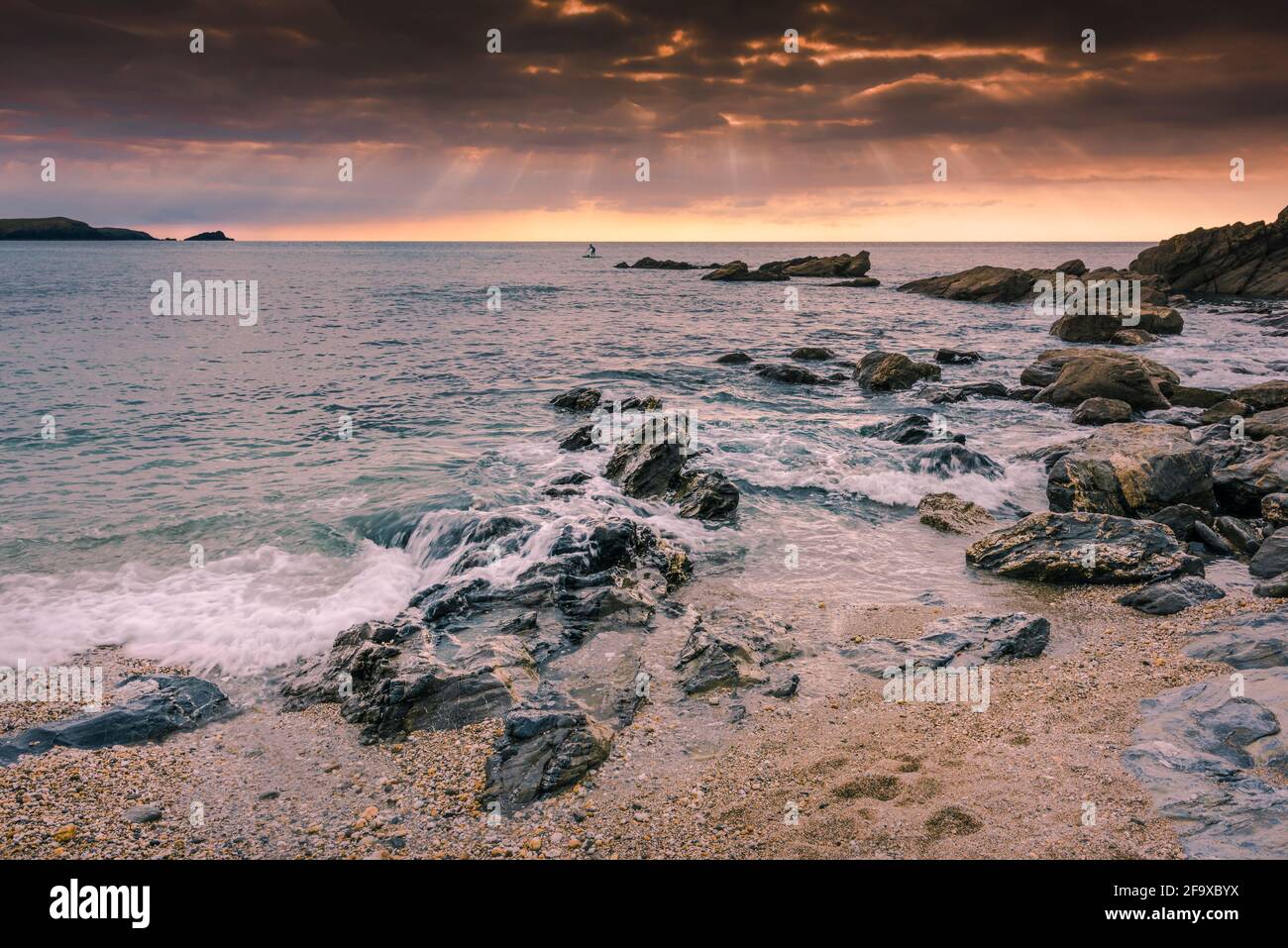 Sunset incoming tide hi-res stock photography and images - Alamy