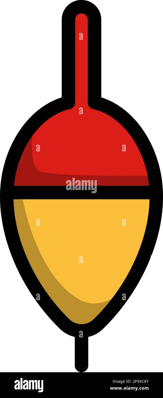 Icon Of Float. Editable Bold Outline With Color Fill Design. Vector ...