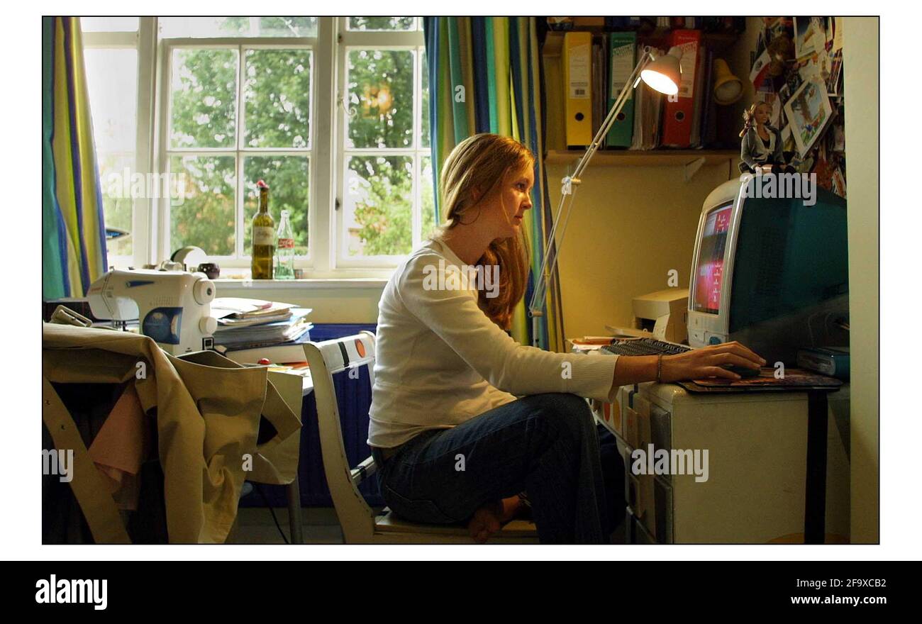 Emma Prest awaits her A Level results at her home in Highbury ...