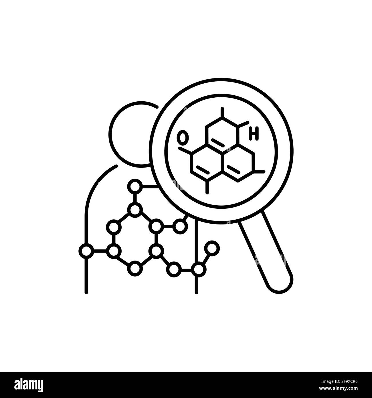 Biochemistry color line icon. Pictogram for web page, mobile app, promo ...