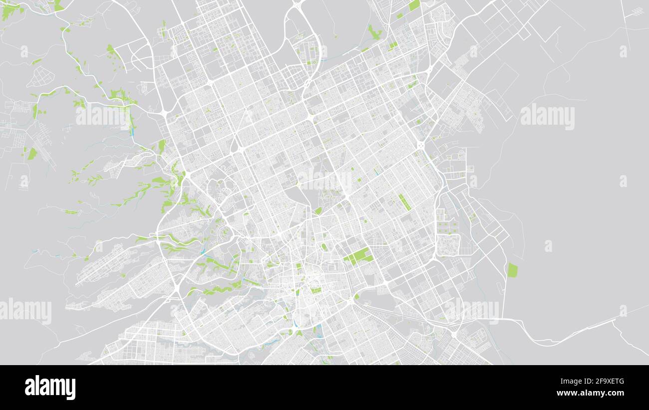 Urban vector city map of Riyadh, Saudi Arabia, Middle East Stock Vector ...