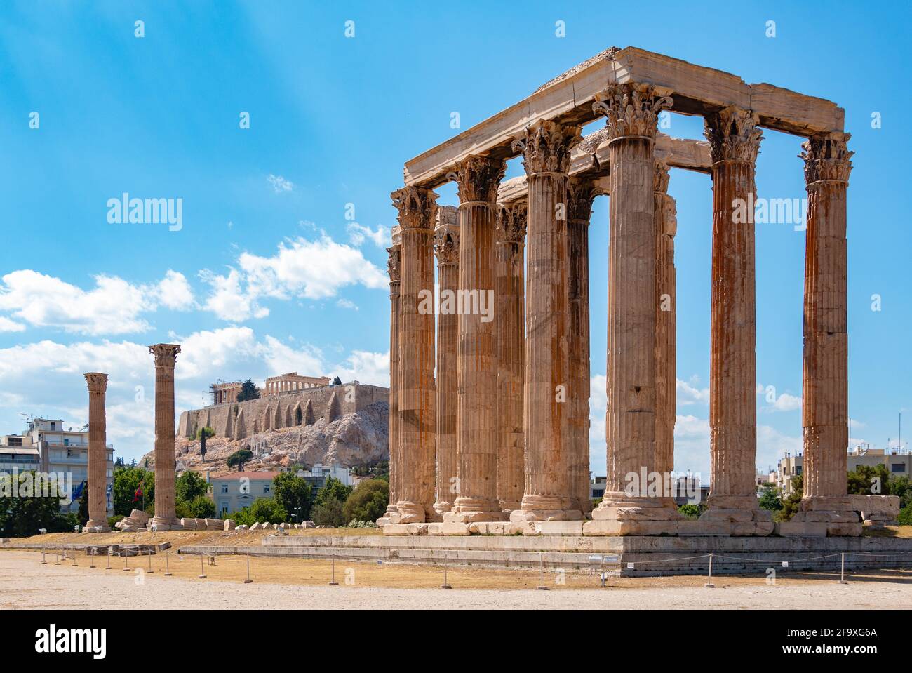 Overlooking athens and acropolis hi-res stock photography and images ...
