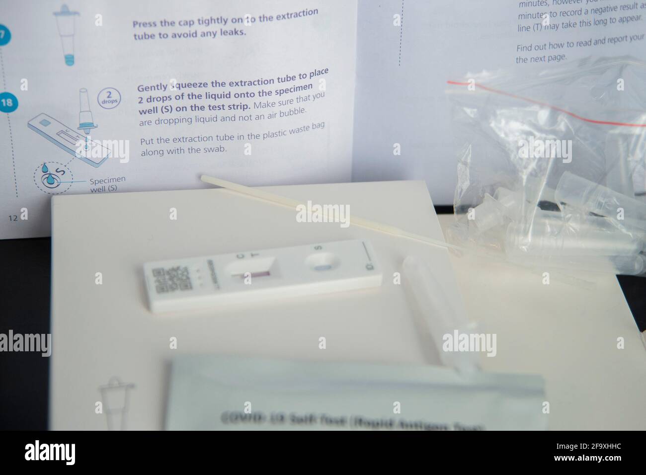 Rapid antigen test kit hi-res stock photography and images - Alamy