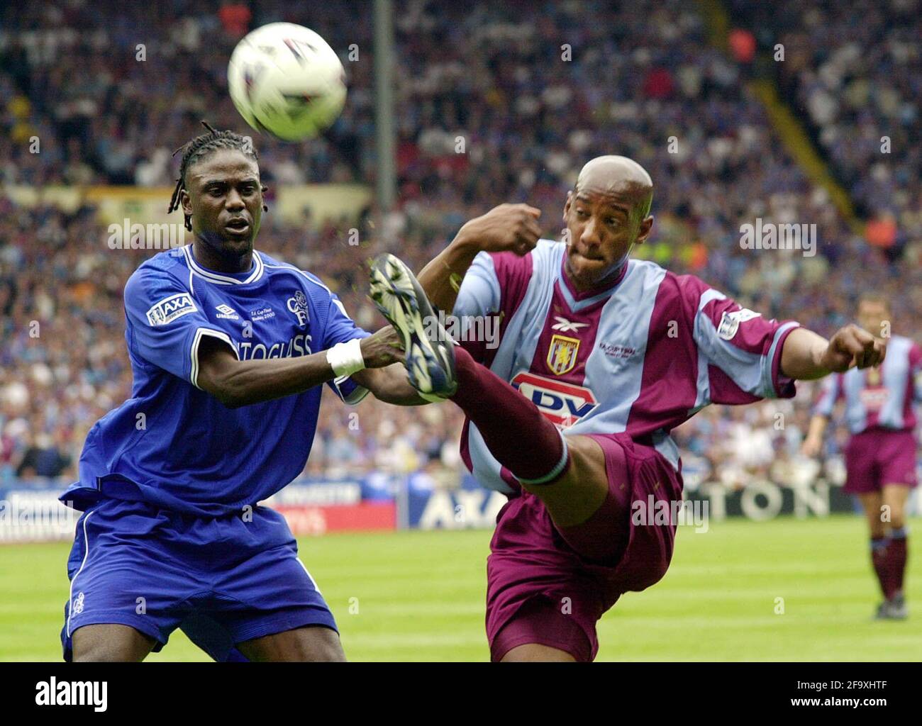 Dion Dublin Football player of Aston Villa, May 2000and Mario Melchiot ...