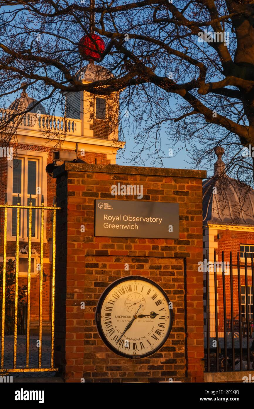 England, London, Greenwich, Greenwich Park, Royal Observatory, The ...