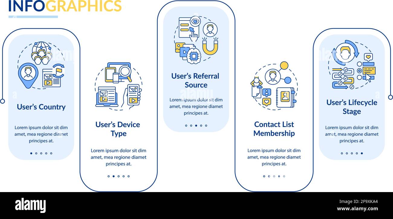 Smart rules criteria vector infographic template Stock Vector Image ...