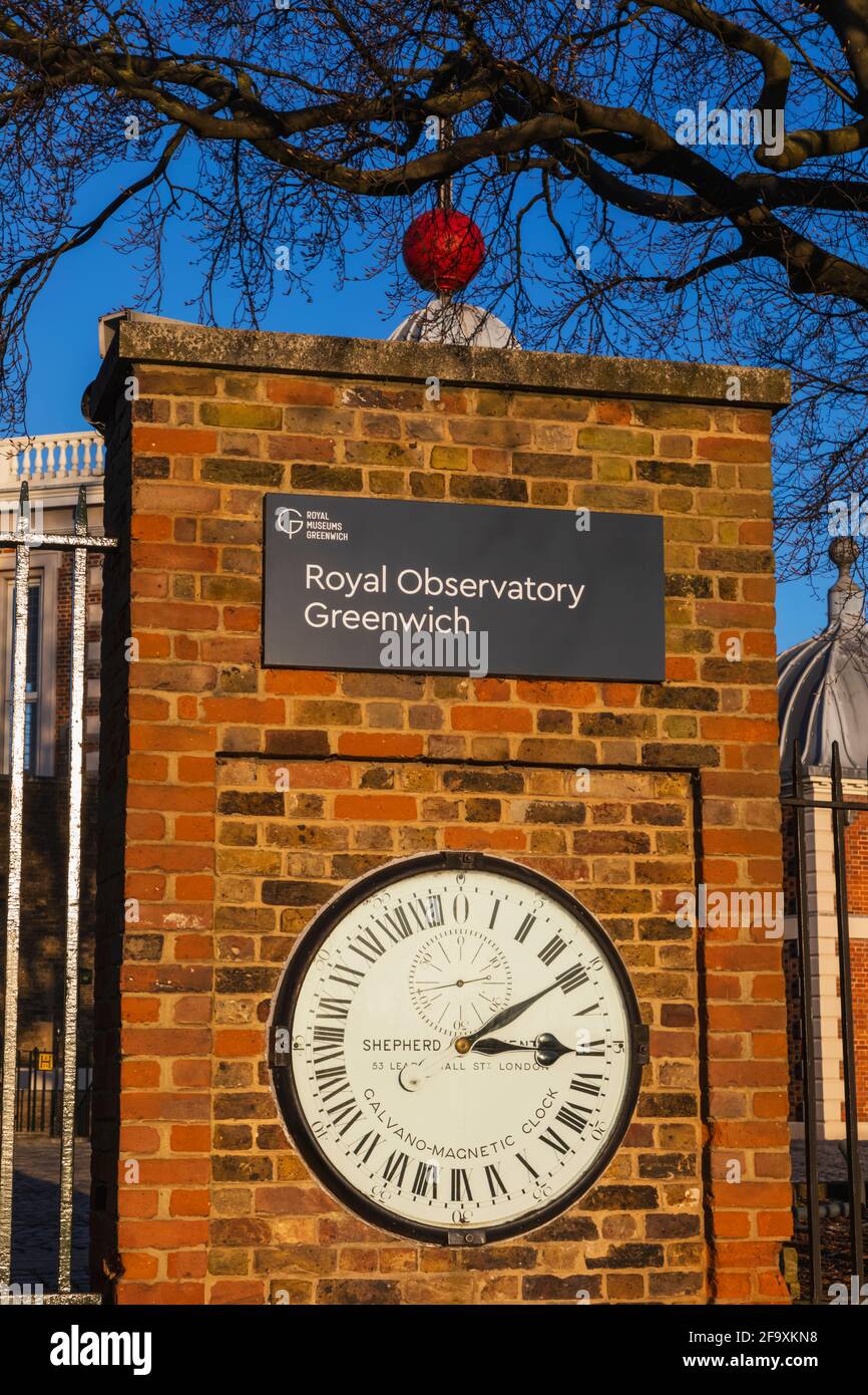 England, London, Greenwich, Greenwich Park, Royal Observatory, The ...
