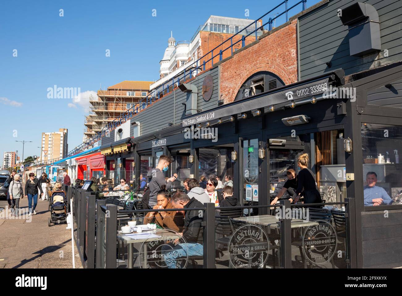 The Arches cafe restaurants in Westcliff on Sea, Southend, Essex, UK ...