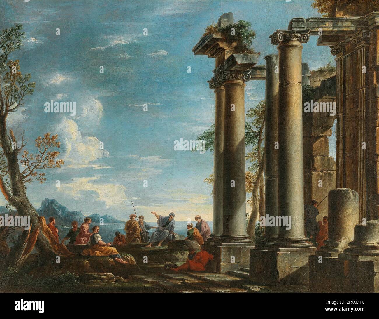 vintage painting by the painter giovanni Stock Photo - Alamy