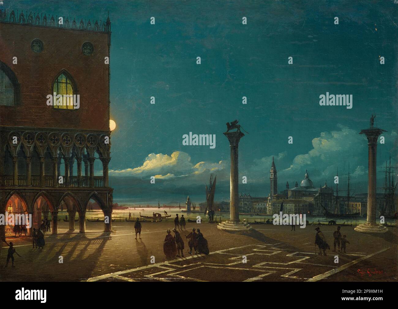 vintage painting by the painter giovanni Stock Photo - Alamy