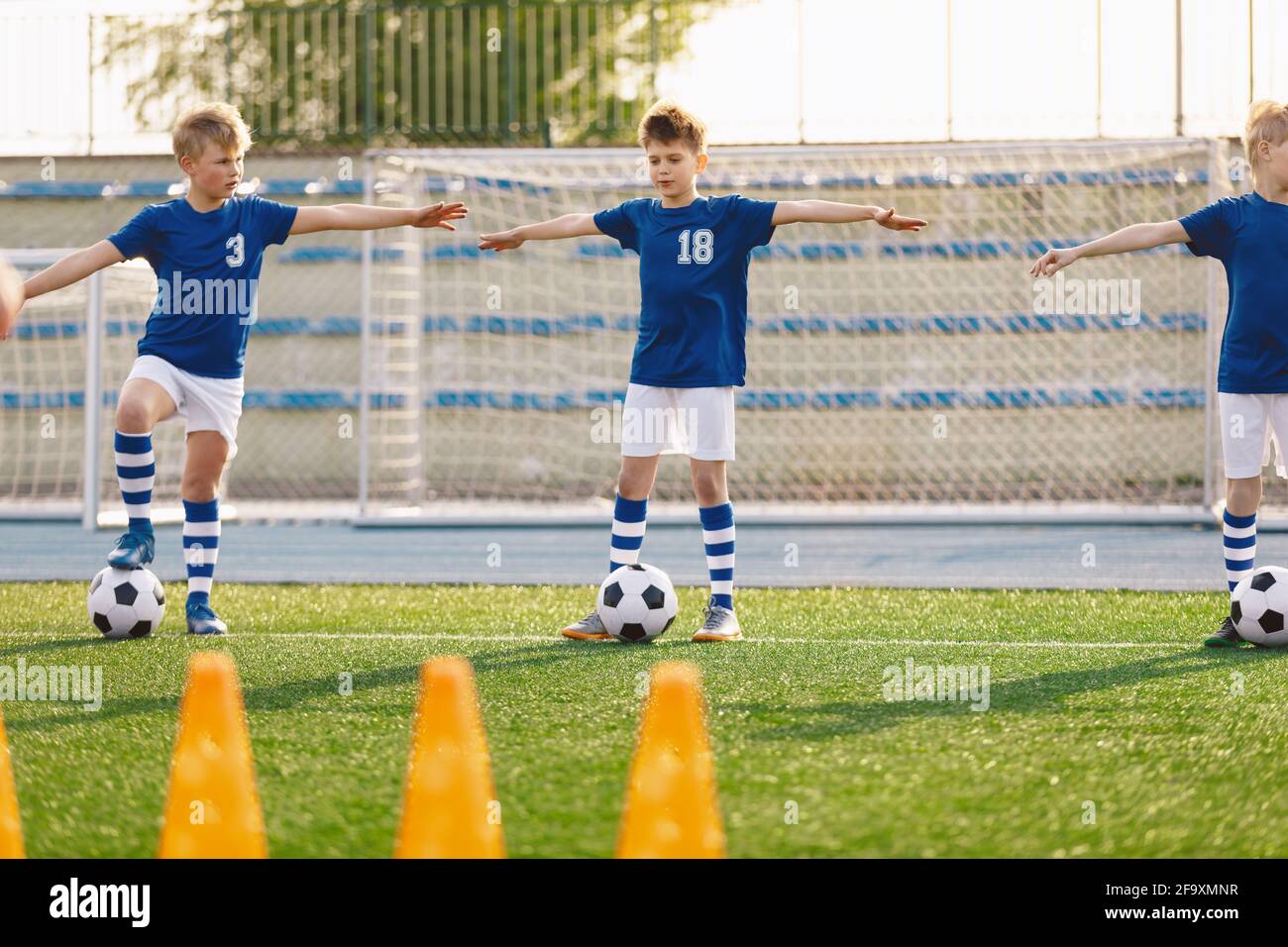Soccer Boy Stretching High Resolution Stock Photography and Images - Alamy