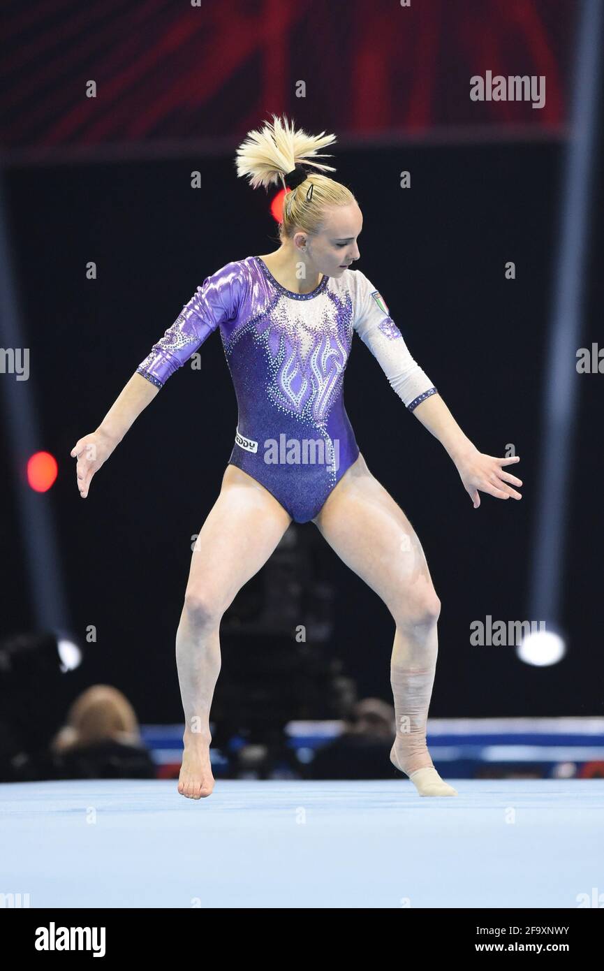 Jacobshalle, Basel, Italy, 21 Apr 2021, Alice D'amato floor (Italy ...
