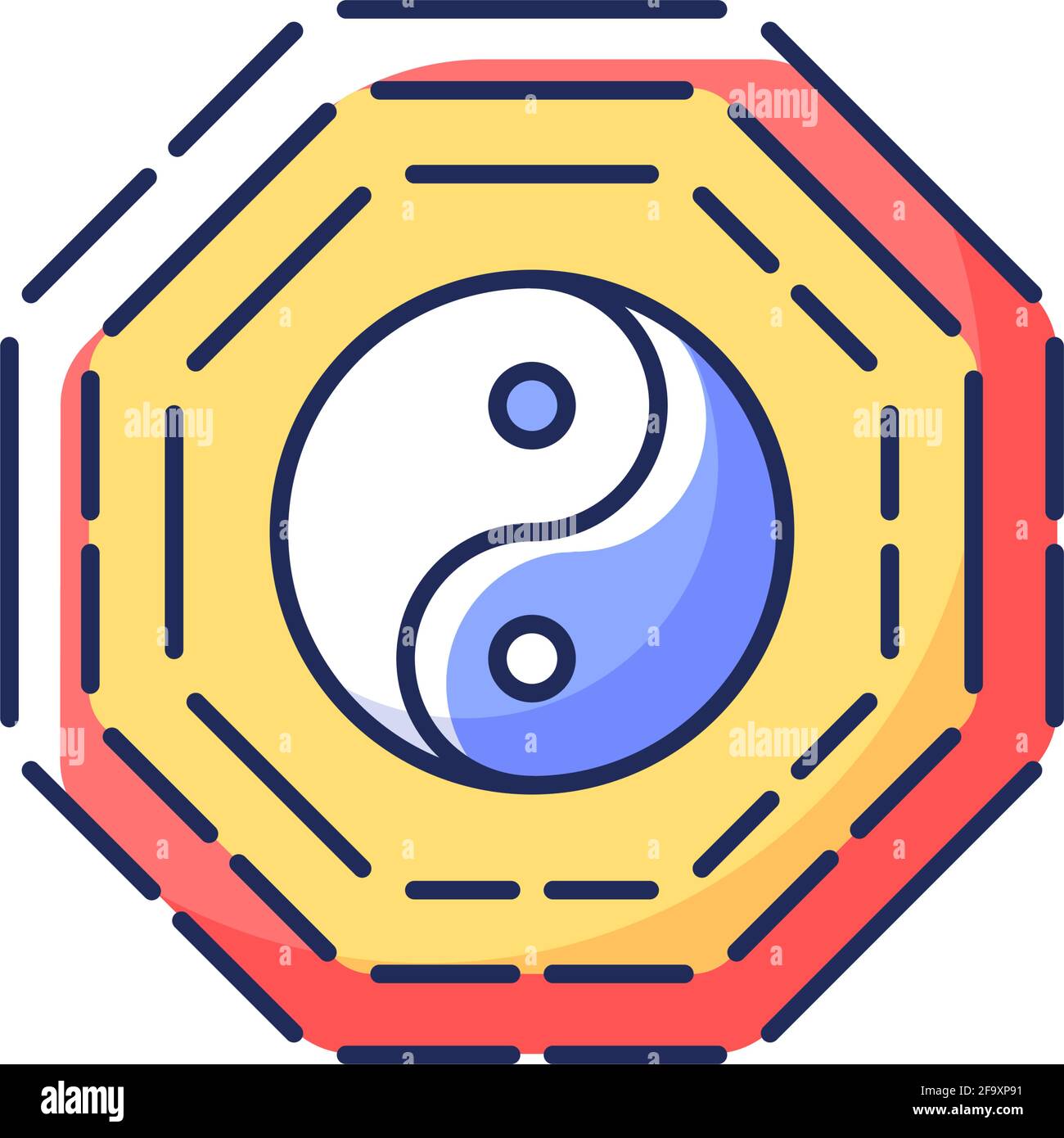 Yin yang bagua symbol hi-res stock photography and images - Alamy