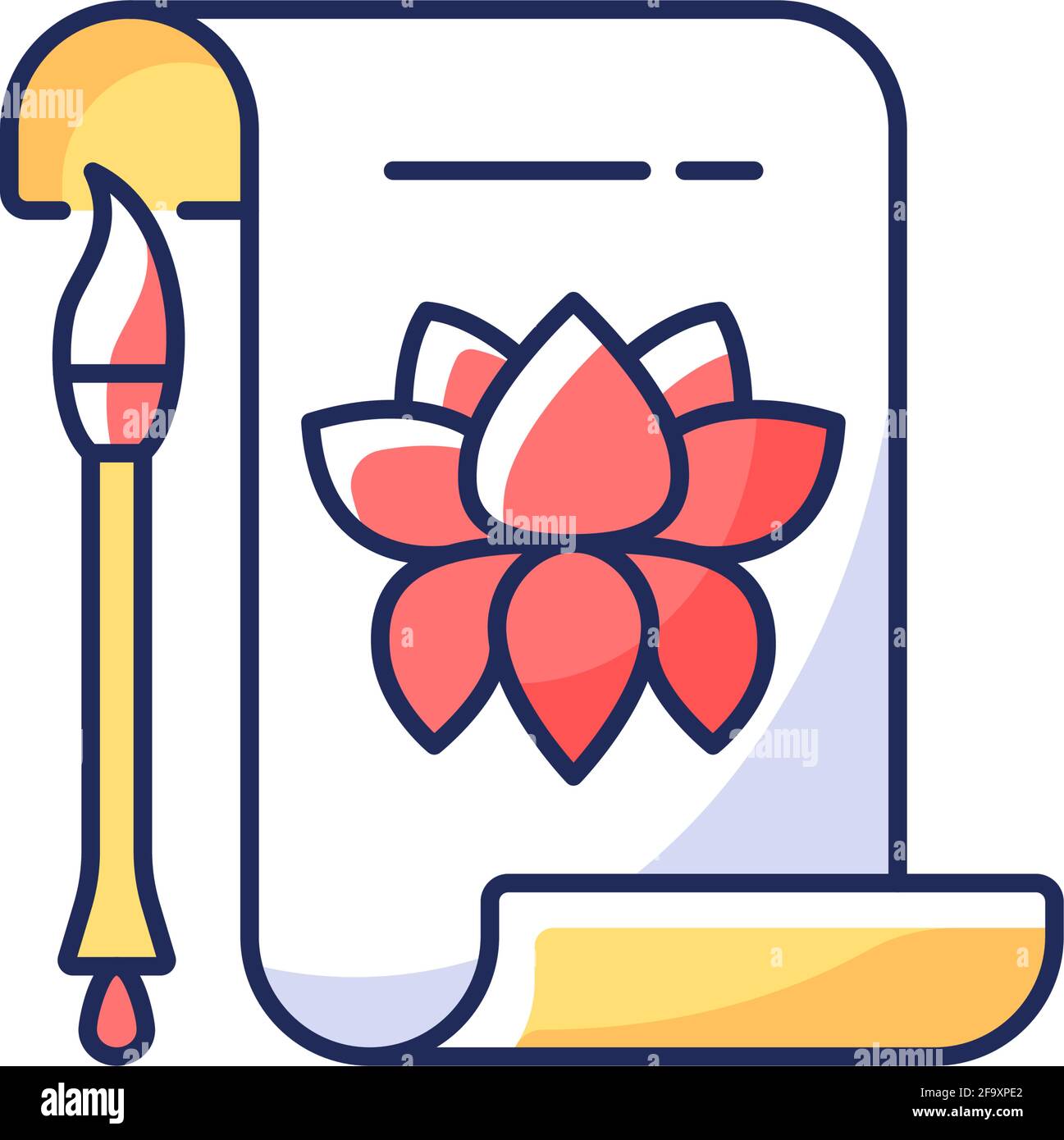 Historical china calligraphy Stock Vector Images - Alamy