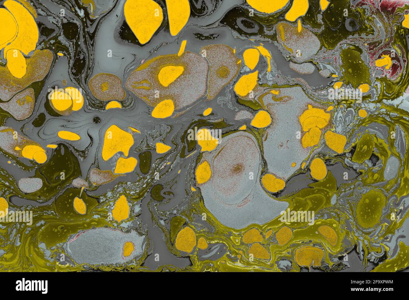 Abstract creative marble pattern texture. Traditional art of Ebru ...