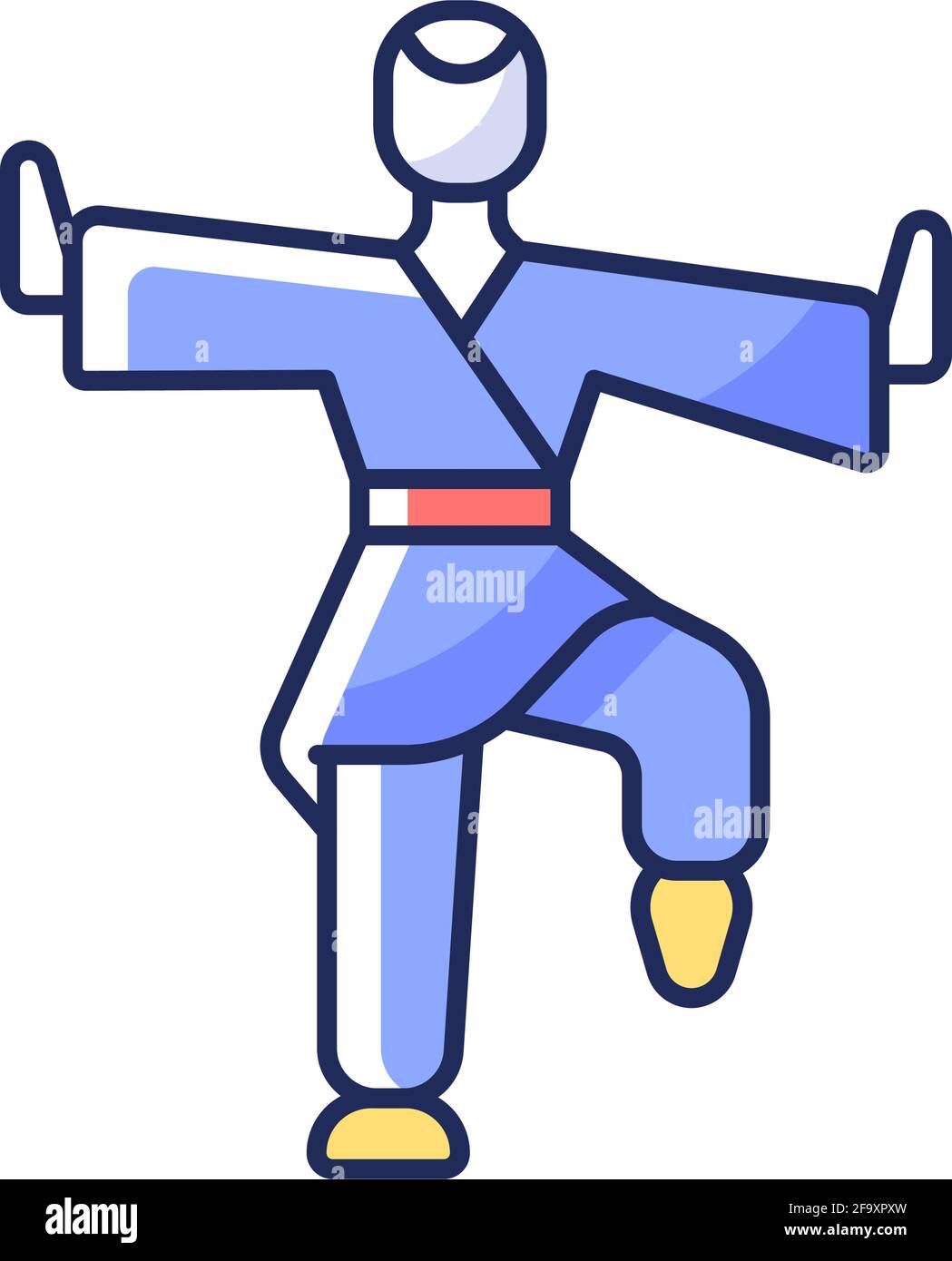 Kung fu Stock Vector Images - Alamy