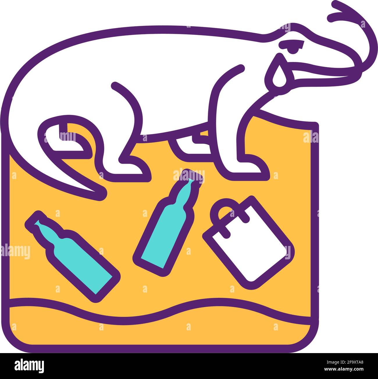 Big lizard RGB color icon Stock Vector Image & Art - Alamy