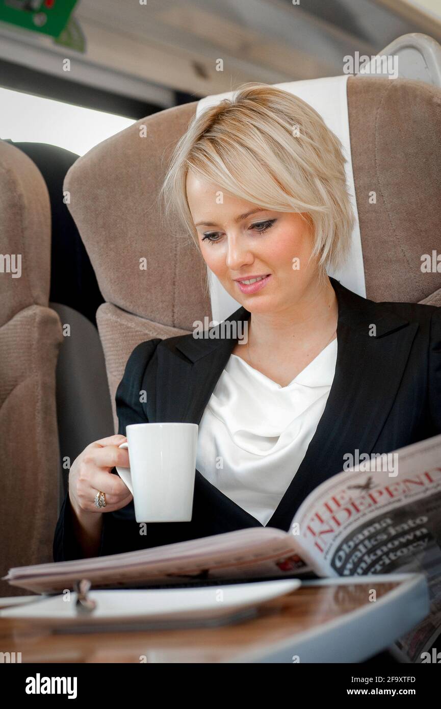 First class train uk food hi-res stock photography and images - Alamy