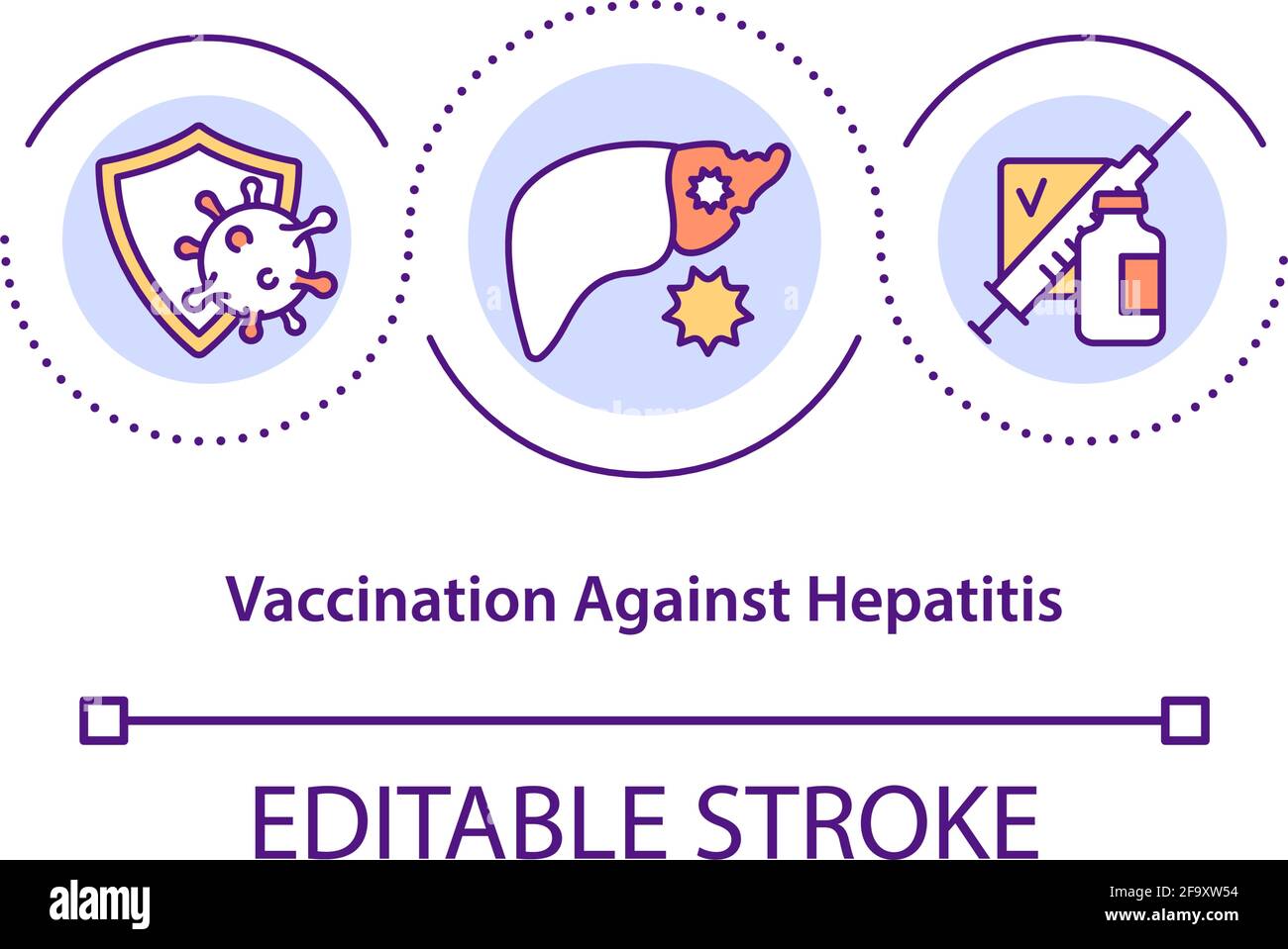 Hepatitis vaccine Stock Vector Images - Alamy