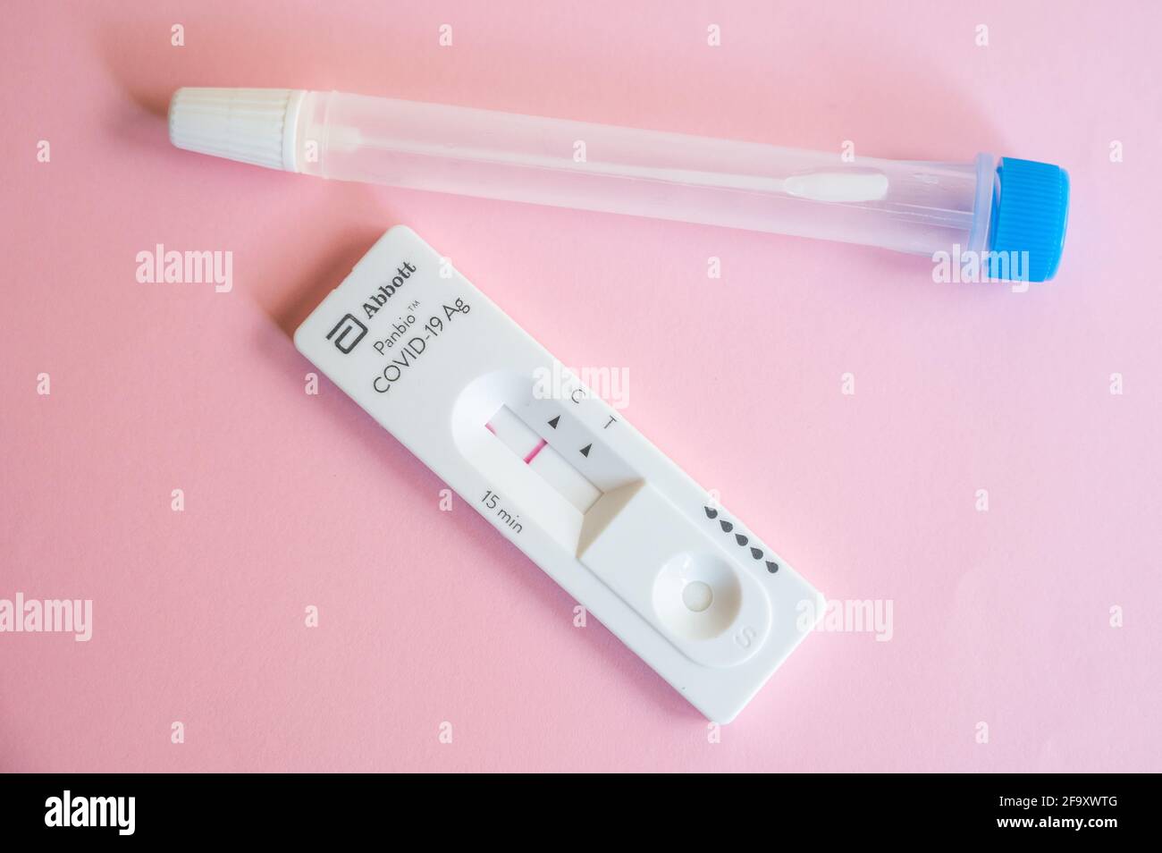 A negative result in an antigen test for the detection of coronavirus ...