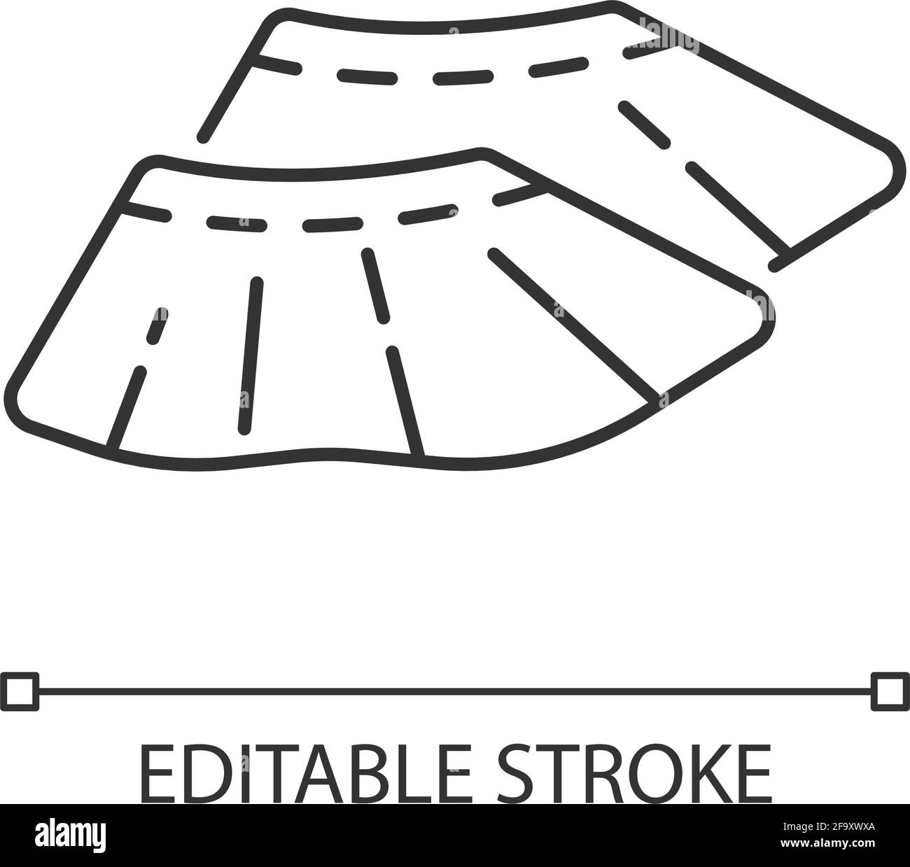 Shoe covers linear icon Stock Vector Image & Art - Alamy