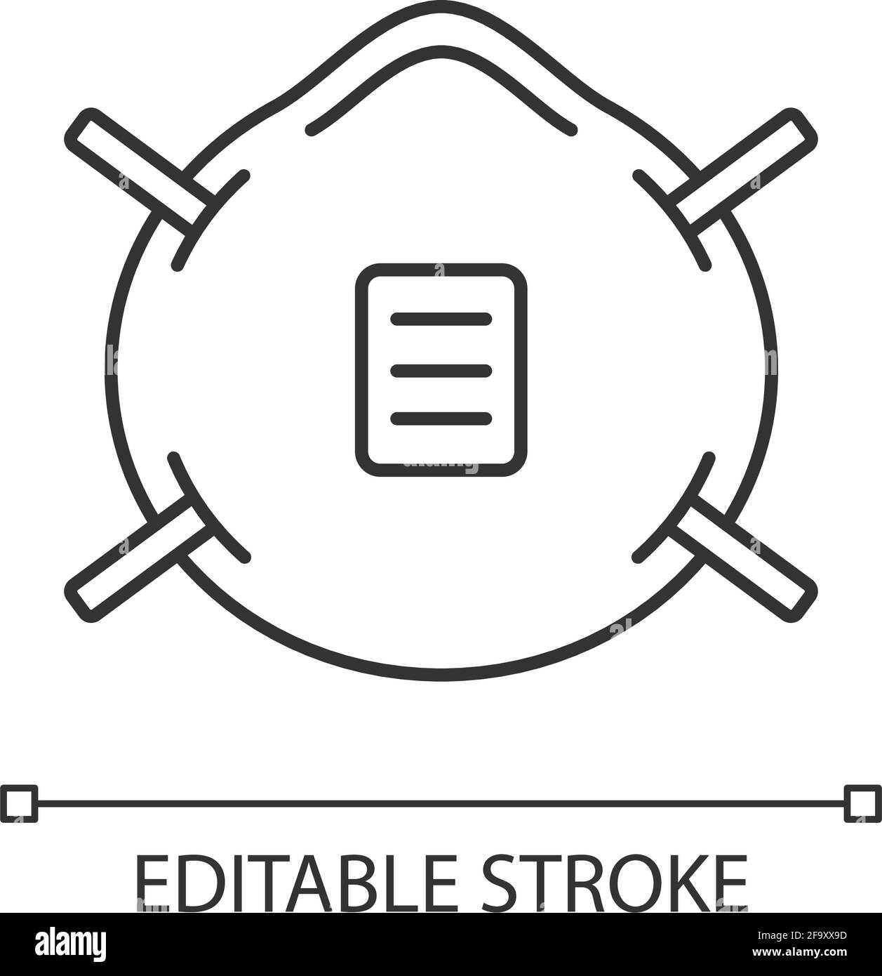 N 95 mask linear icon Stock Vector Image & Art - Alamy