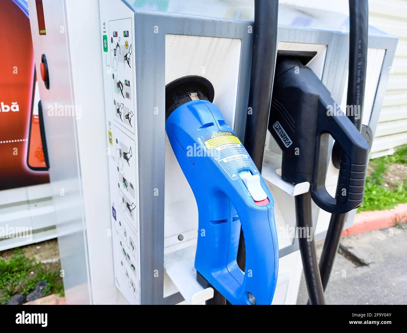 Electric car charging point, electrical car charging station in ...