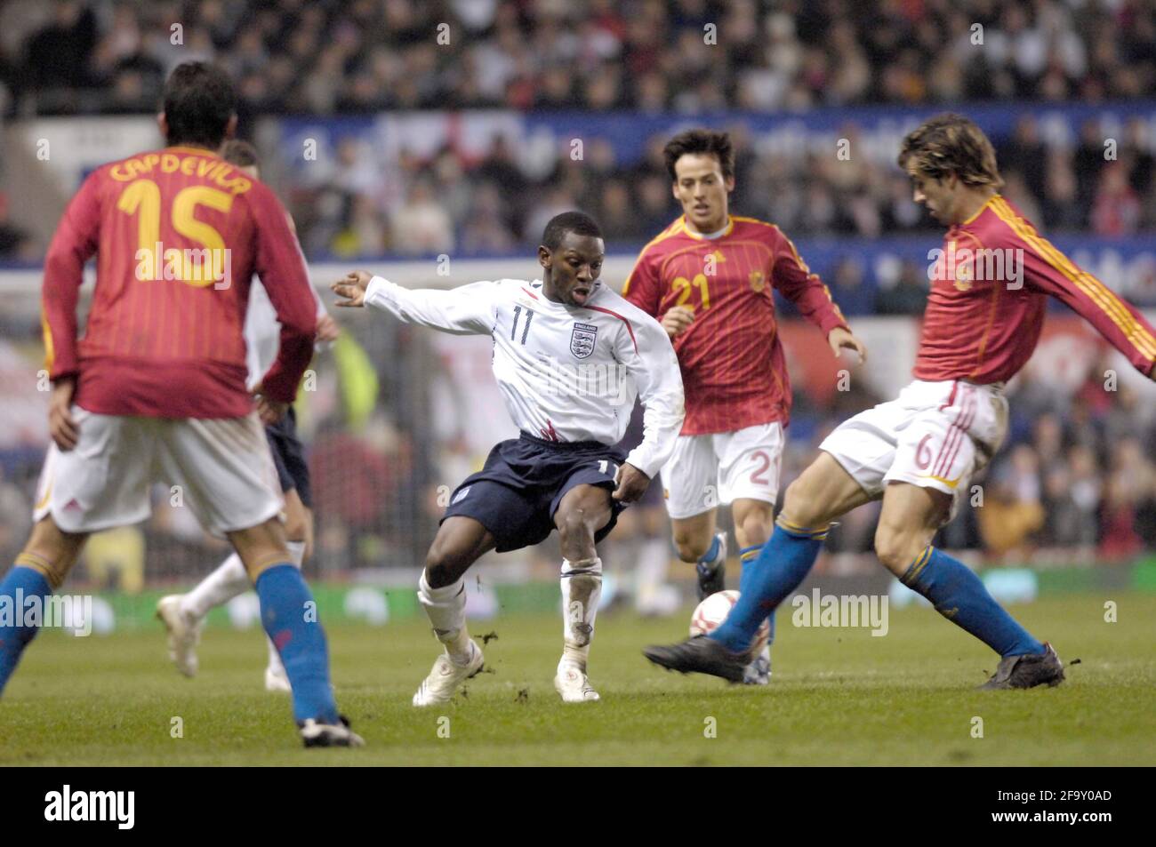 ENGLAND V SPAIN AT OLD TRAFFORD 7/2/2007 PICTURE DAVID ASHDOWNFOOTBALL ...